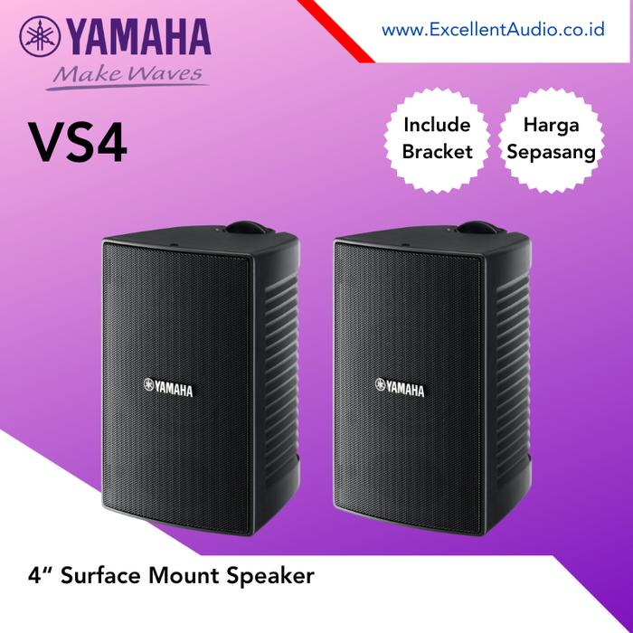 Promo Yamaha VS4 wall mount speaker dinding - Hitam Cicil 0% 3x ...