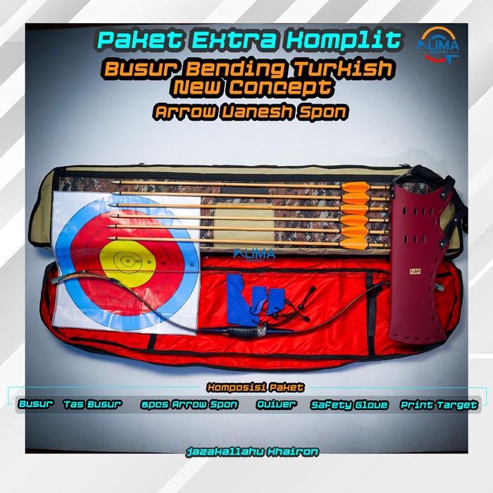 Promo Busur Fiber Bending Dewasa New Konsep 25Lbs-50Lbs Paket Extra ...