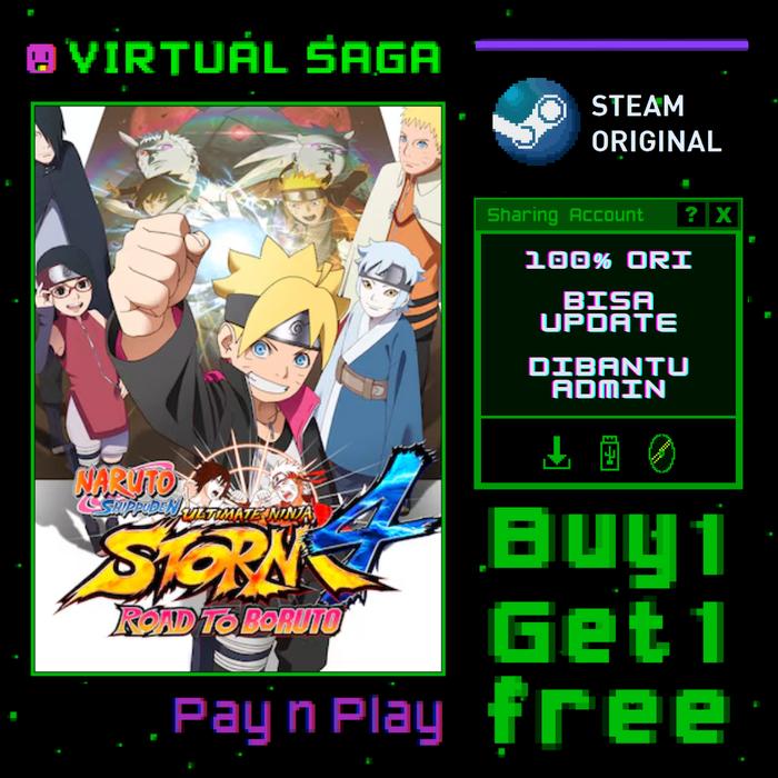 Jual NARUTO ULTIMATE NINJA STORM 4 ROAD TO BORUTO Steam Sharing - Kab ...