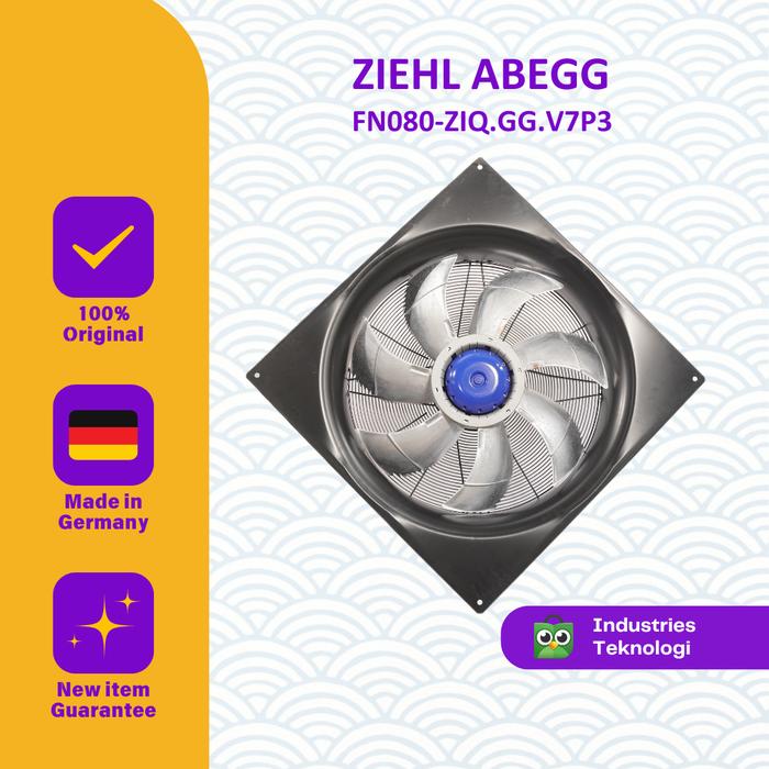 Jual Axial Fan Ziehl Abegg 800mm 32 Inch - FN080-ZIQ.GG.V7P3 - 3 Phase ...