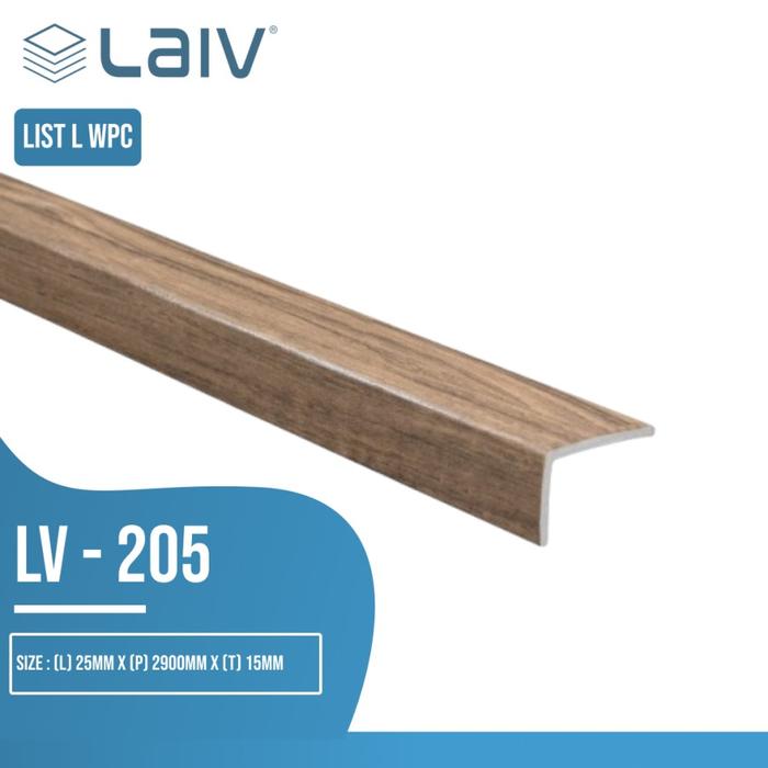 Promo LAIV List Siku L WPC Step Nosing Lantai Tangga Vinyl SPC Lis ...