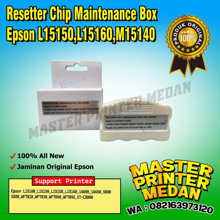 Jual Resetter Chip Maintenance Box Epson L15150 L15160 M15140 - Kota ...