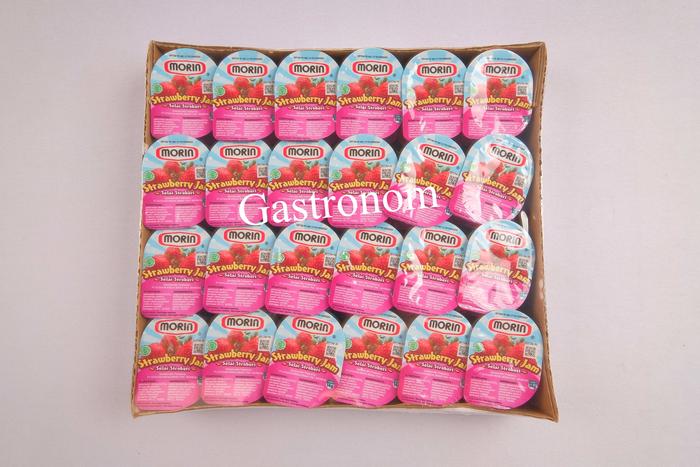 Jual Morin Strawberry Jam / Selai Strawberry Morin 48's x 14gr - Pack ...