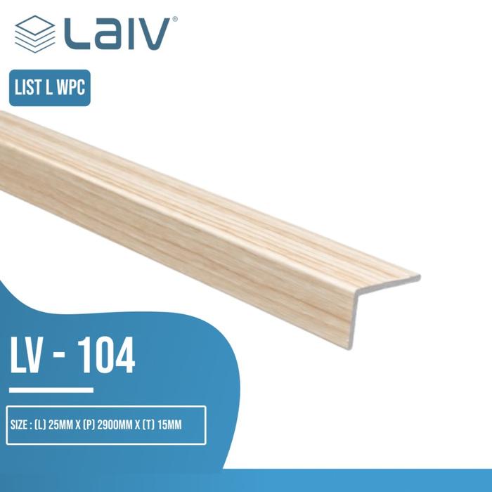 Jual LAIV List Siku L WPC Step Nosing Lantai Tangga Vinyl SPC Lis ...