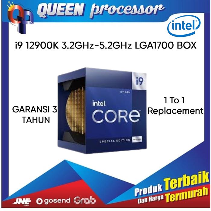 Jual INTEL CORE I9 12900K BOX SOCKET LGA1700 3.2GHz NEW!! - Jakarta ...