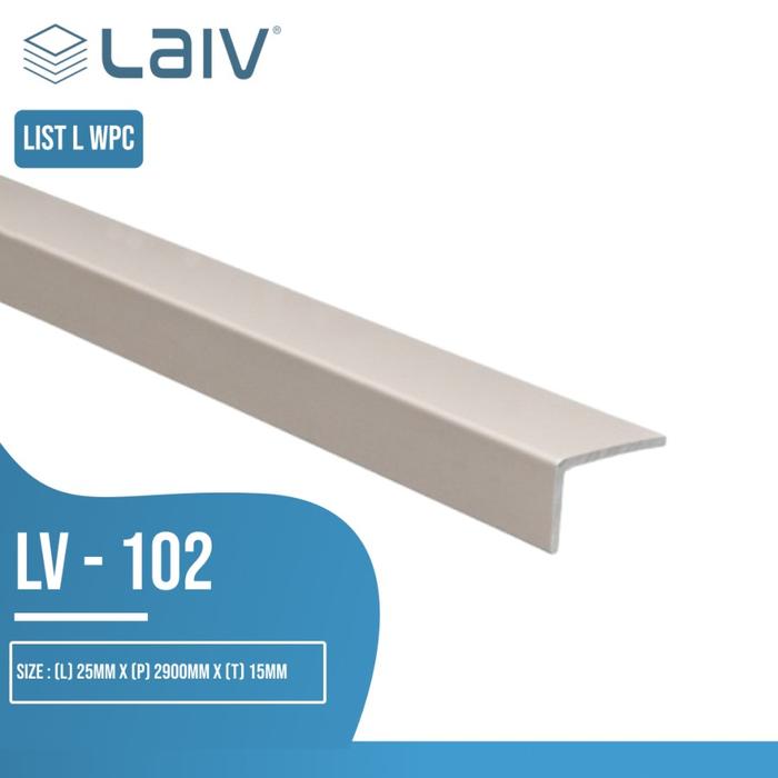 Jual LAIV List Siku L WPC Step Nosing Lantai Tangga Vinyl SPC Lis ...