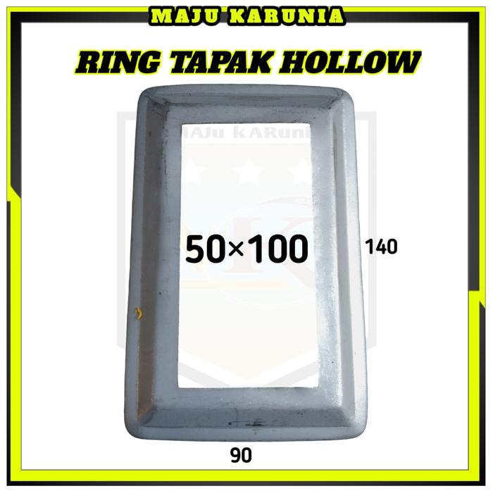 Jual Tapak Hollow 50×100 Besi Plat Besar, Ring besi Holow / Holo - Kota ...