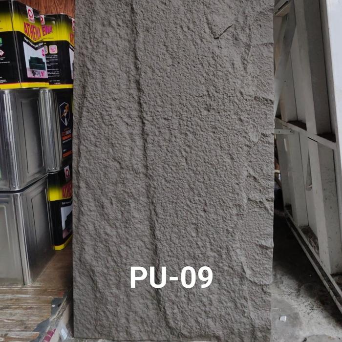 Jual PU Stone Rock Panel Dinding motif batu alam ukuran 60cm x 1.2m x ...
