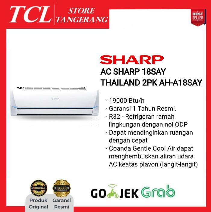 Jual AC SHARP 18SAY THAILAND 2 PK AH-A18SAY AHA18SAY - Kota Tangerang ...