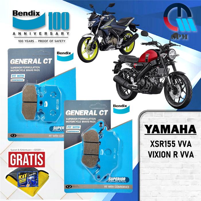 Jual Kampas rem XSR155 dan VIXION R VVA Yamaha Bendix Depan dan ...