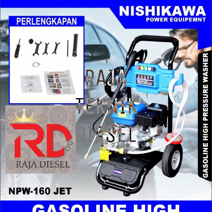 Jual Mesin Jet Cleaner High Pressure Washer Bensin Nishikawa NPW 160 JET - Jakarta Barat - Raja ...