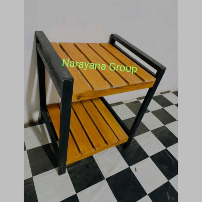 Jual rak meja kompor 2 tungku serbaguna murah/rak susun tingkat/rak ...