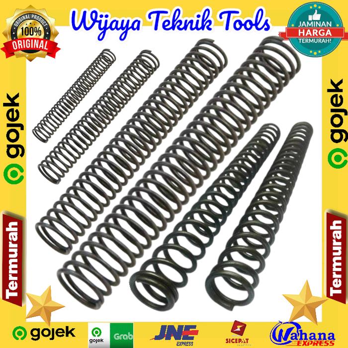 Jual per spring tekan baja OD 12mm kawat 2mm panjang 35mm - Kota ...