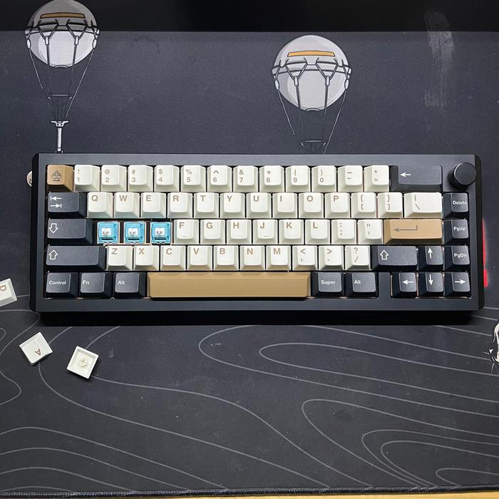 Jual Noir Gear Spade65 65% Aluminum Wireless Mechanical Keyboard Gasket ...