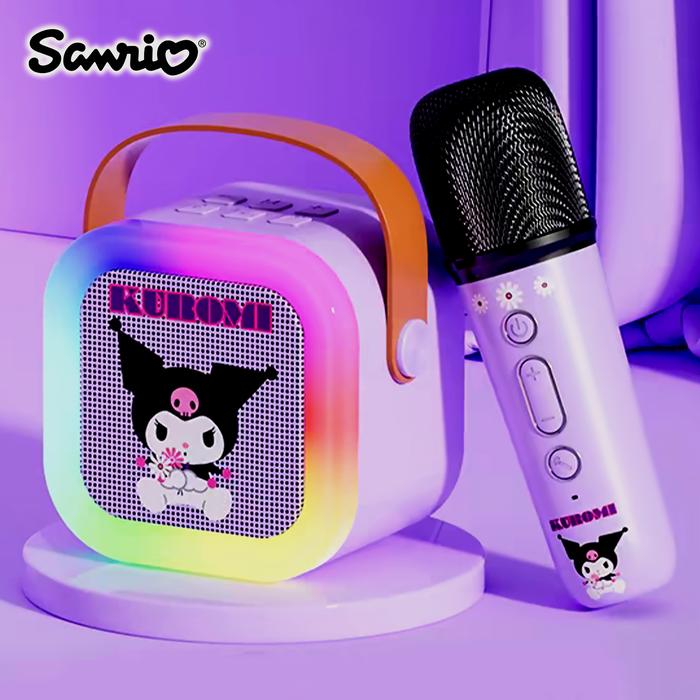 Promo Kuromi RGB Wireless Speaker + Mic Original Sanrio Bluetooth ...