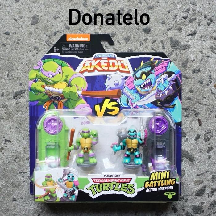Promo Akedo TMNT Versus Pack Teenage Mutant Ninja Turtles Mini Battling ...