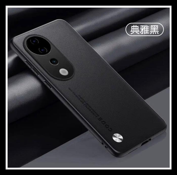 Jual Vivo V40 5G Vegan Plain Leather CODE Original Case Hard Casing ...