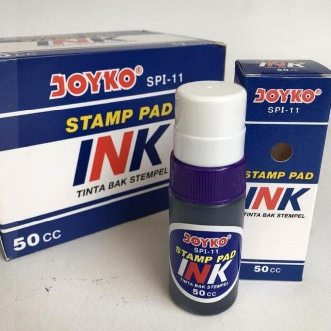 Jual Tinta Stempel Joyko / Stamp Pad Ink Refill Joyko 50 ml - 1 box isi ...