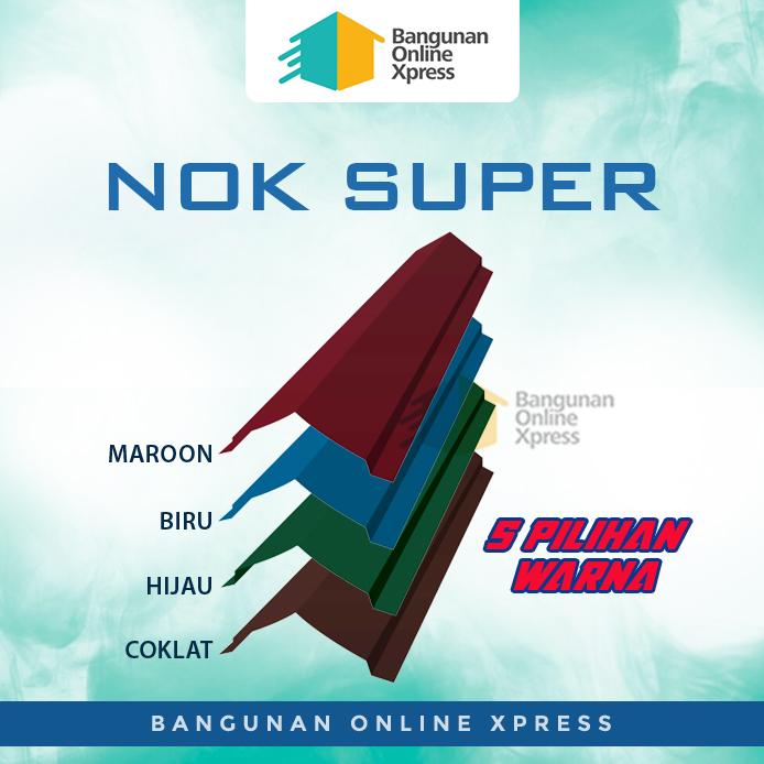 Jual NOK / RABUNG ATAP GALVALUME - Nok Super, Maroon - Kota Pontianak ...