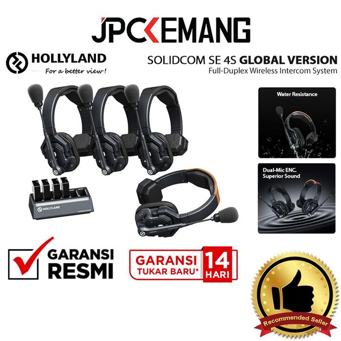 Promo Hollyland Solidcom SE 4S 6S 8S / Solidcom SE Global Version SE 2S 4S 5S Full Duplex ...
