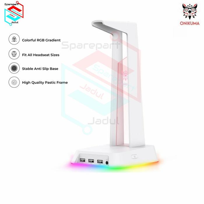 Jual ONIKUMA ST2 RGB Gaming Headphone Stand - Hitam 6972470561739 ...
