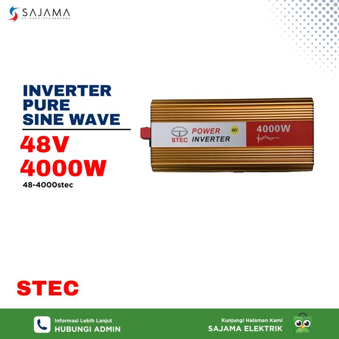 Jual Power inverter 4000W 48V Pure Sine Wave / STEC 48V 4000W - Kota ...