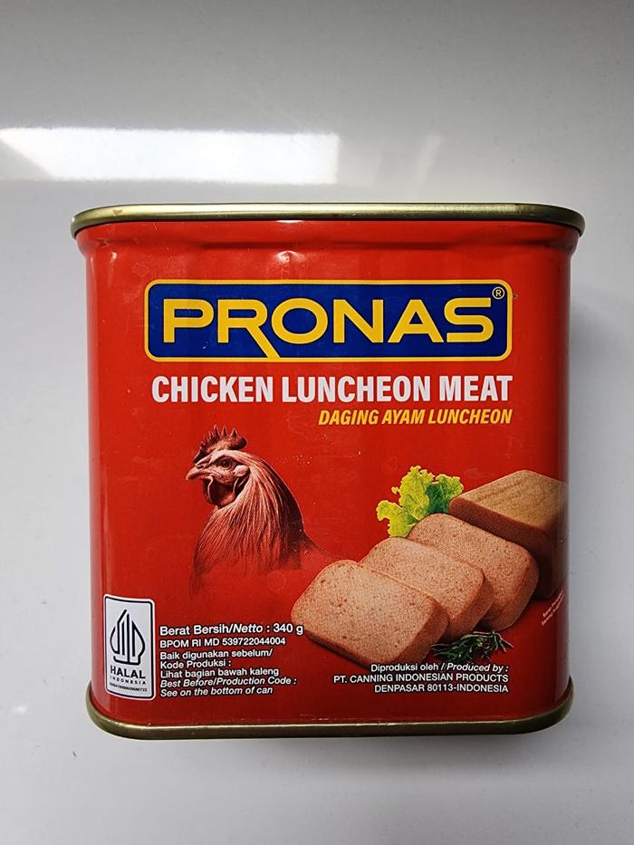 Jual PRONAS CHICKEN LUNCHEON 340GR - KORNET DAGING AYAM KEMASAN KALENG ...