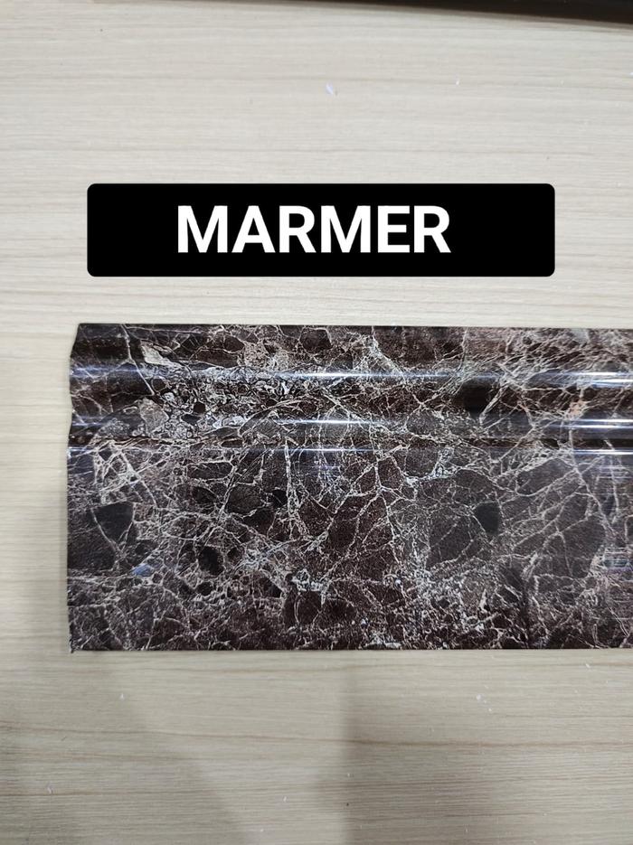 Jual plin lantai pvc atau list dinding pvc panjang 290cm lebar 8cm ...