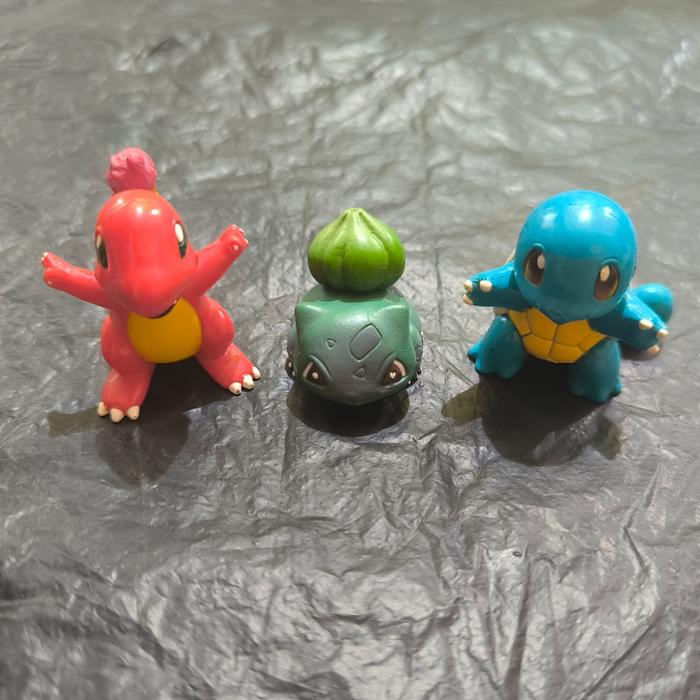 Jual Pokemon Figure Charmander Squirtle Bulbasaur Moncolle Tomy gen 1 ...