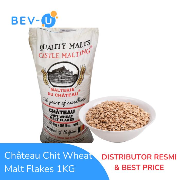 Jual Malt Chateau 1kg Belgium Gandum Barley - Oat Flakes Diastatic ...