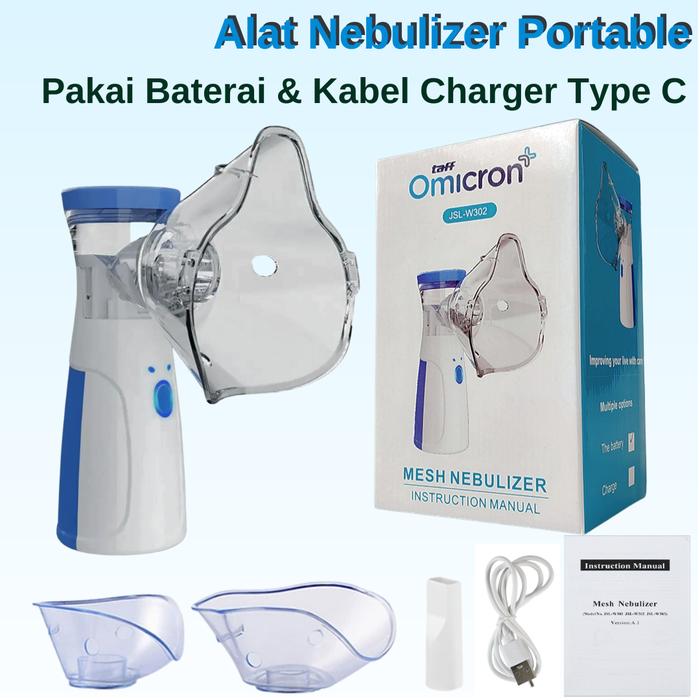 Jual Portable Nebulizer Uap Alat Nebu Terapi Sakit Batuk Pilek Sinus ...