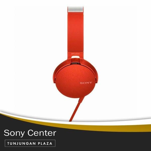 Jual Sony MDR-XB550AP Extra Bass Headphone - Red - Kota Surabaya - Sony ...