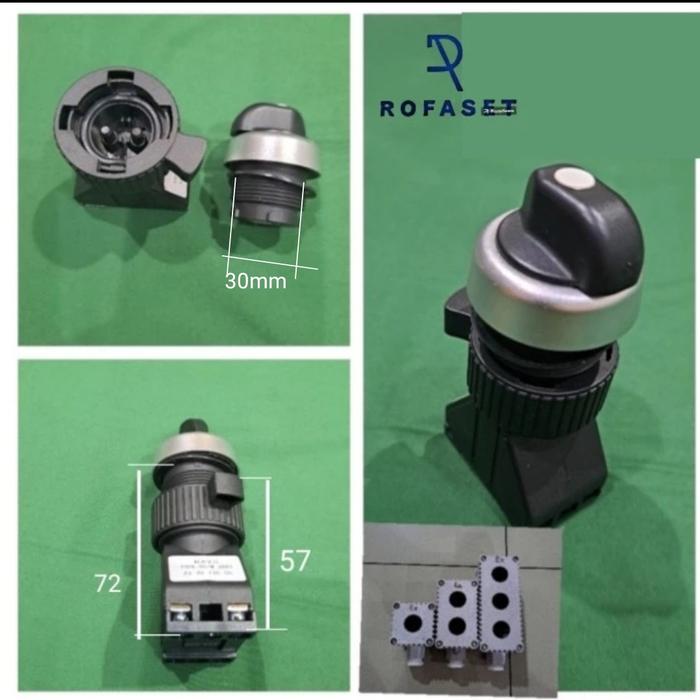 Jual explosion proof selector switch 3 position Q30mm Ex de IIc GB ...