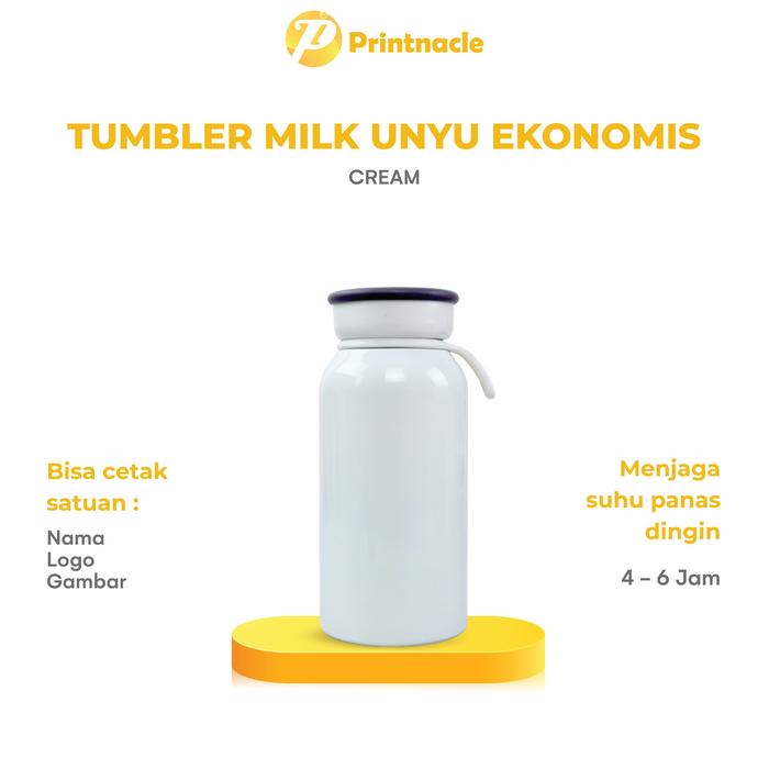 Jual Custom Tumbler Botol Minum Milk Unyu 400ml Print Uv Cetak Full ...