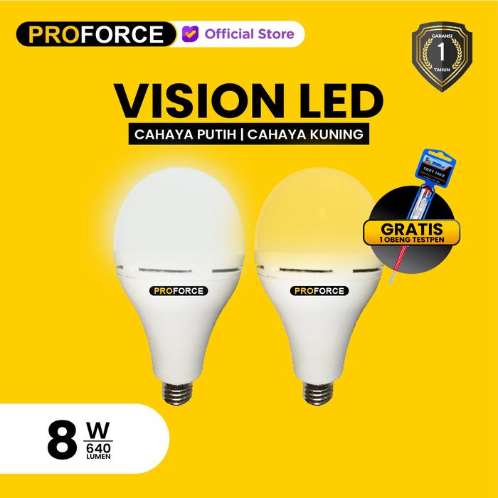 Jual Lampu Darurat Emergency LED Proforce Vision 8 Watt 640 Lumen ...