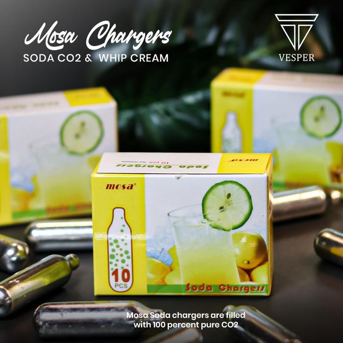 Promo mosa soda charger co2 / gas chargers mini capsule - Jakarta Barat ...