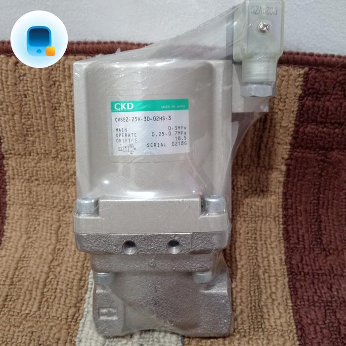 Jual Solenoid Valve CKD CVSE2-25A-30-02HS-3 PIPE 1" (24VDC) - Jakarta ...