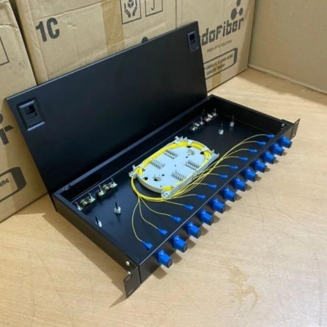 Jual OTB 12 Core SC ODF Wall 24core lengkap pigtail / kosongan - 12C ...