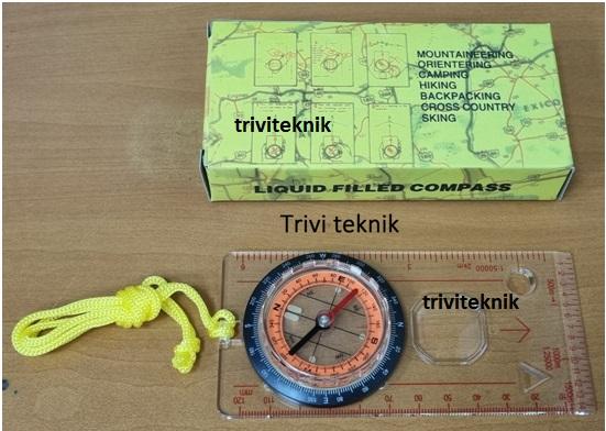 Jual compas orientering petunjuk arah mata angin kompas acrylic ...