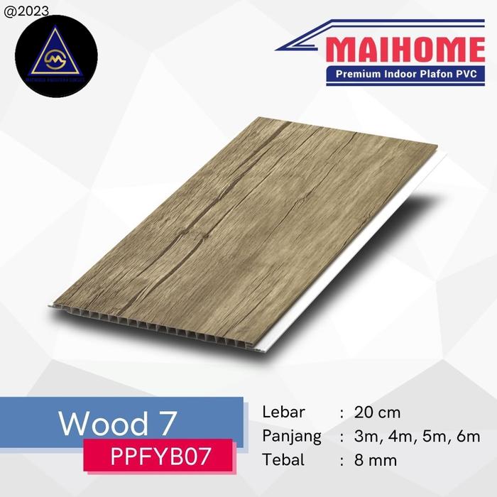 Jual plafon pvc motif kayu - WOOD 7, 3m - Kota Bandung - MATMUDA ...