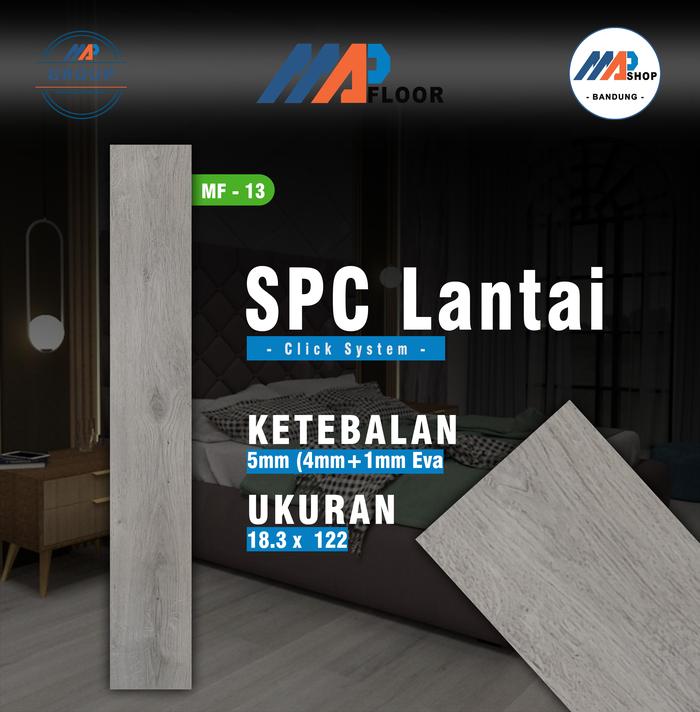 Jual SPC Floor Lantai | Ketebalan 5mm | Motif Kayu | Click System - MAP ...