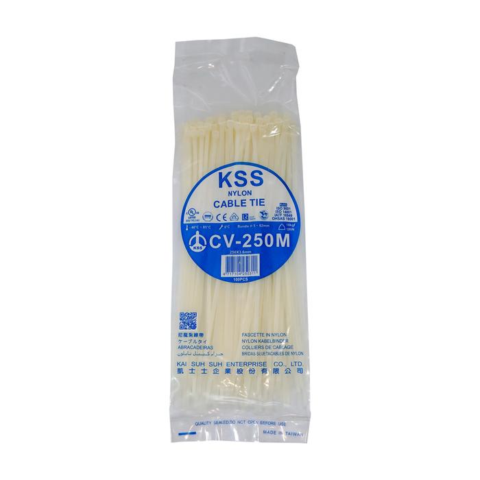 Promo KSS CABEL TIE CV250M 250 x 3.6 NYLON KABEL TIES KSS CV250 M 250X3 ...