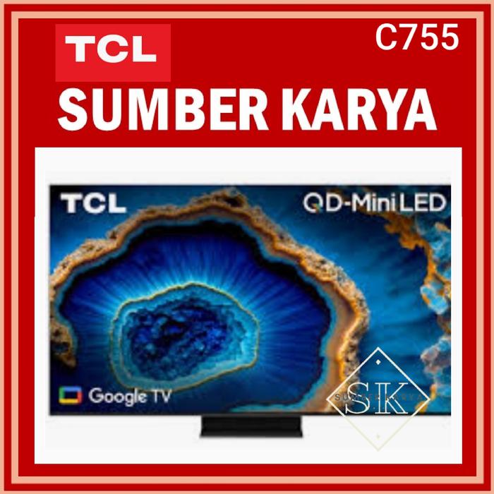 Promo TCL 75C755 QD-Mini LED 75 inch UHD 4K SMART Google TV 144Hz Dolby ...