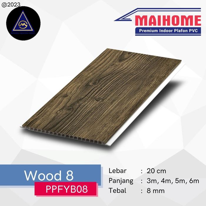 Jual plafon pvc motif kayu - WOOD 7, 5m - Kota Bandung - Matmuda ...