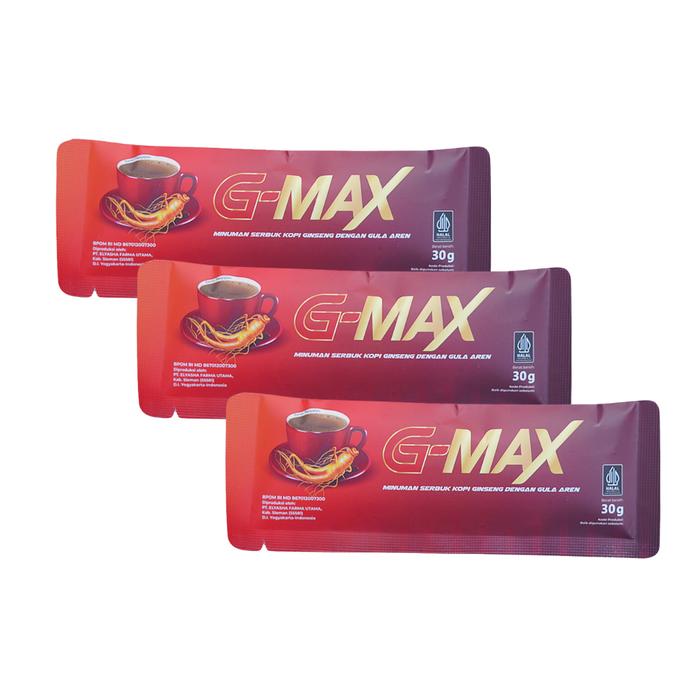 Promo Kopi G-Max Ginseng untuk Meningkatkan Stamina Pria - Isi 10 Sachet - Bubuk, Coffee - 3 ...