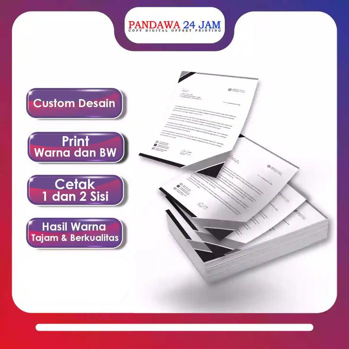 Jual PRINT CUSTOM HVS 80gr WARNA/COLOR | HITAM PUTIH/BW |UK. A4 A3 A2 ...