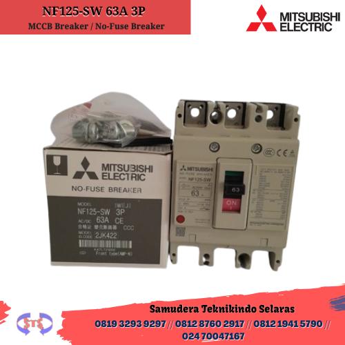 Jual Mitsubishi NF125-SW 63A 3P MCCB Breaker / No-Fuse Breaker - Kota Semarang - Samudera ...