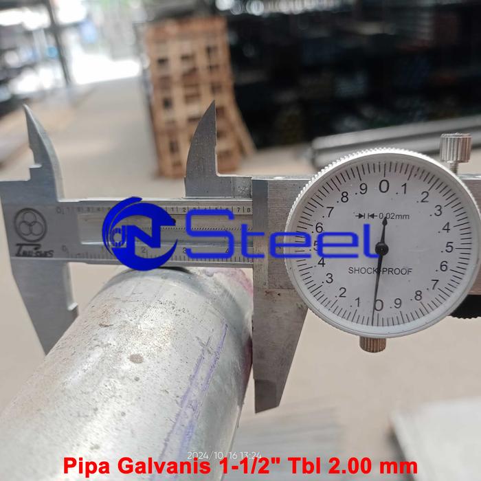 Jual Pipa Galvanis 1 1/2" x 6M Tebal 2.2mm 2.8mm 3.2mm| Pipa Gip 1-1/2 ...