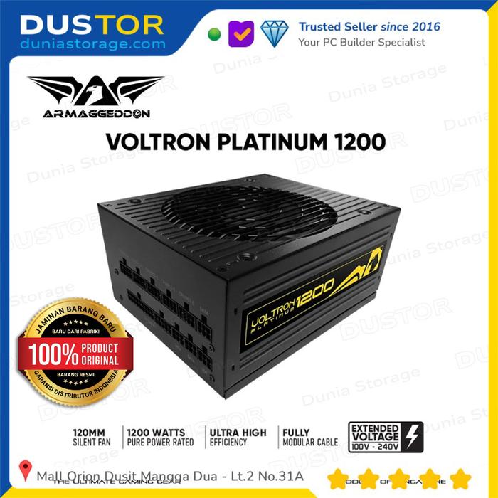 Promo Armaggeddon PSU VOLTRON PLATINUM 1200 Modular Cicil 0% 3x ...