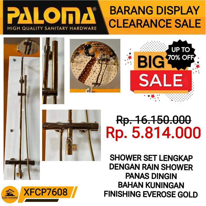 Jual PALOMA CUCI GUDANG SHOWER TIANG SET COLUMN FCP 7608 SHOWER MANDI ...